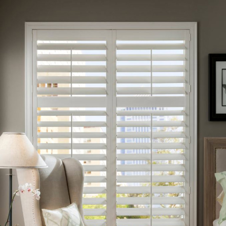 Premium Bypass Sliding Poly Shutter from Direct Buy Blinds